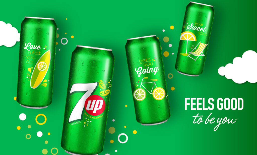 7up - 2 Cans X 320ml (Made In Malaysia) - enmbd